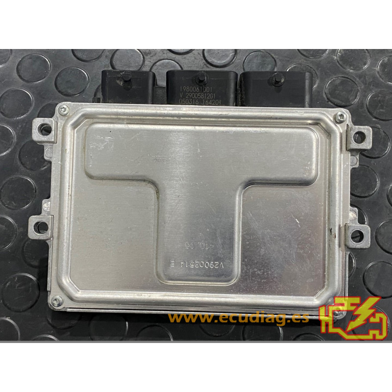 ECU MOTOR VALEO V46.12 V29059274A PSA HW 9800915880 9811545280