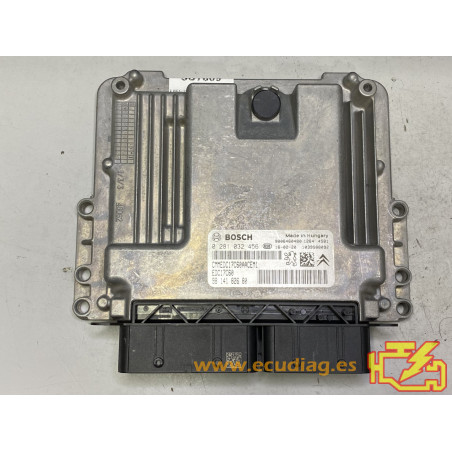 ECU BOSCH EDC17C60-3.10 0281032456 CITROEN C4 1.6 HDI 88KW 120CV ...