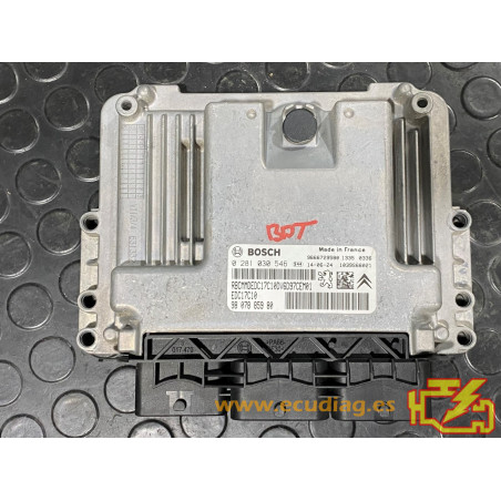 ECU BOSCH EDC17C10-5.10 0281030546 CITROEN BERLINGO 1.6 HDI 92CV ...