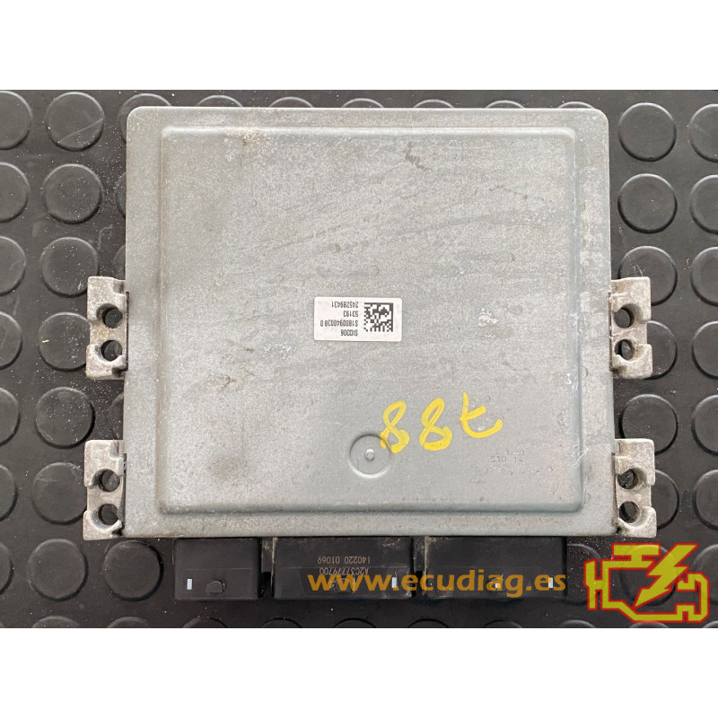 ECU MOTOR CONTINENTAL SID306 S180095134A DACIA LODGY I 1.5 DCI 107CV ...