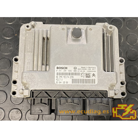 ECU BOSCH MED17.4 0261201602 PEUGEOT 207 I 1.6i GTI 175CV 9664416980 SW 1037518902 9678921880 ...