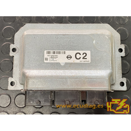 ENGINE ECU CONTINENTAL EMS3125 A2C1220270301 NISSAN MICRA V (K14) 0.9i ...