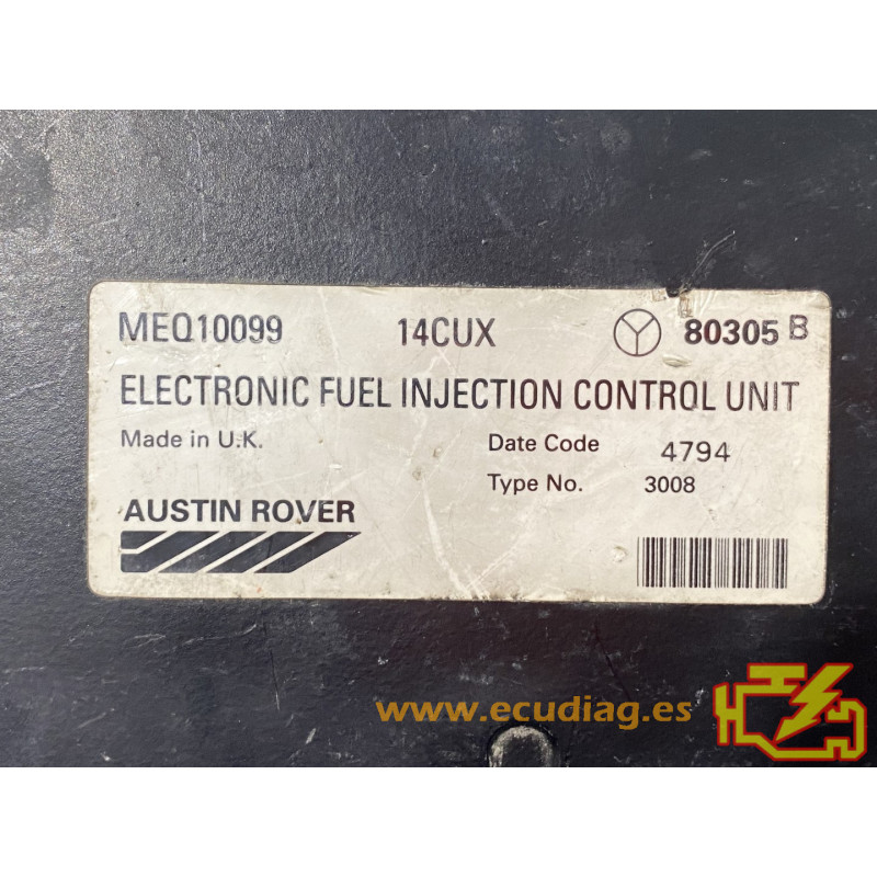 ENGINE ECU LUCAS 14CUX 80305B ROVER MONTEGO I 2.0i MEQ10099