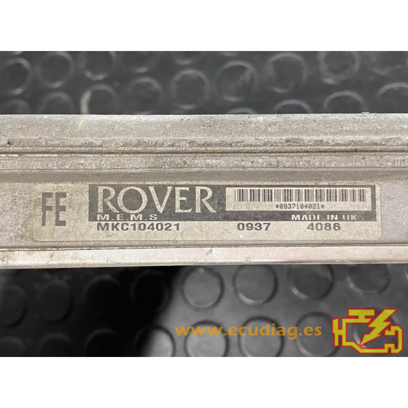 ENGINE ECU MOTOROLA MEMS ROVER ROVER 214 II 1.4i 76KW 103CV MKC104021