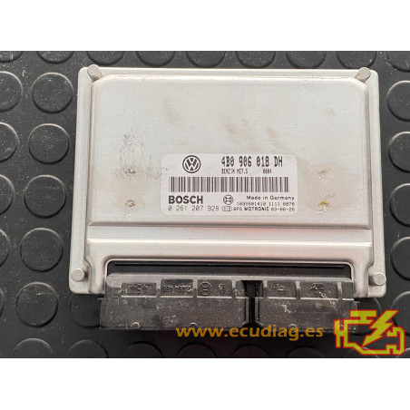 ECU MOTOR BOSCH ME7.5 0261207928 VOLKSWAGEN PASSAT IV (3B) 1.8i L4 20V ...