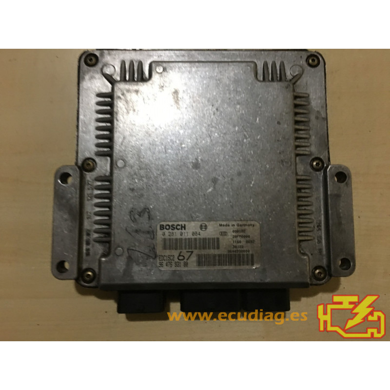 ECU BOSCH EDC15C2-11.1 0281011084 CITROEN XSARA PICASSO I 2.0 HDI 66KW ...