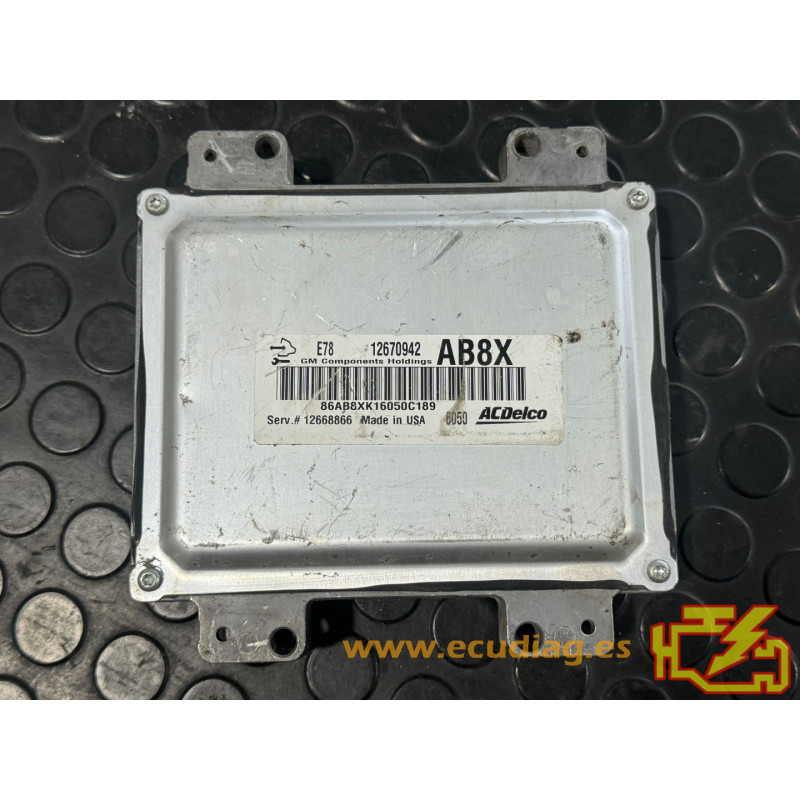 DELPHI ACDELCO E78 12668866 OPEL ADAM I 1.4i 64KW 87CV B14XEL 12670942 ...