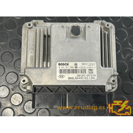 ECU BOSCH EDC17C08-5.22 0281017046 KIA SPORTAGE III 2.0 CRDI 100KW ...