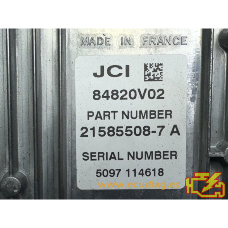 ECU SAGEM S2000PM2 21585508-7A CITROEN C5 II (X7) 1.8i 92KW 125CV HW ...