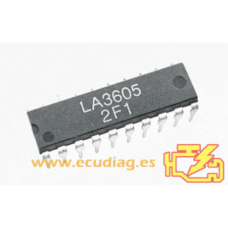 INTEGRATED SANYO LA3605 (7 BAND GRAPHIC EQUALIZER)