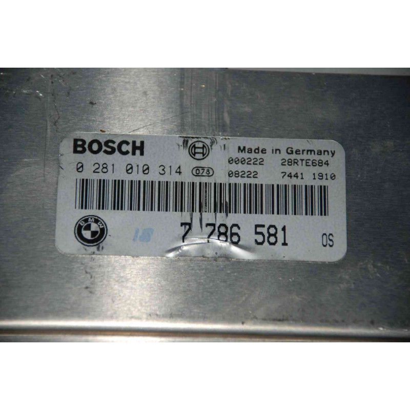 ENGINE ECU BOSCH EDC15C4-8.30 0281010314 BMW 7786581