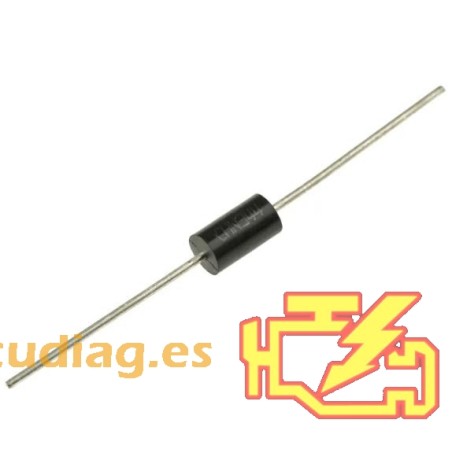 DIODO BIDIRECCIONAL SUPRESOR DE VOLTAJE TRANSITORIO ST 1.5KE39CA 1500W (DO-201)