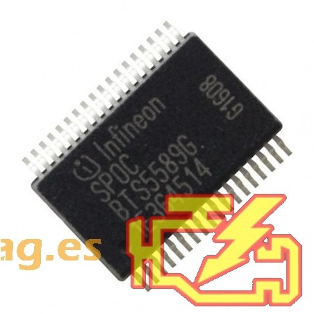 INTEGRADO DRIVER INFINEON BTS5589G (P-DSO-36-34)