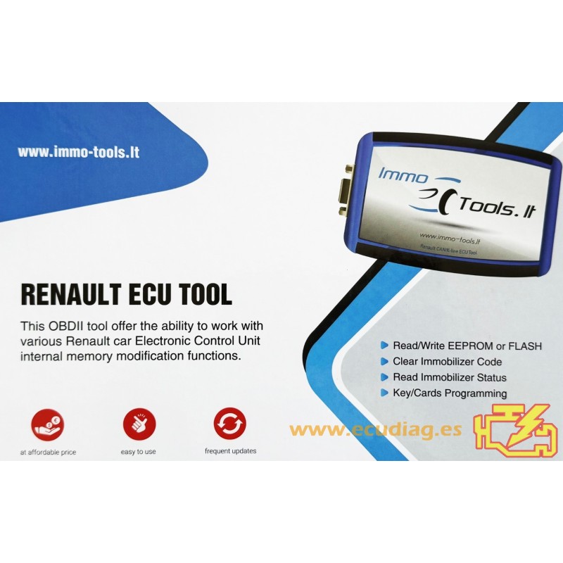 IMMO-TOOLS RENAULT CAN/K-LINE ECU TOOL (RENAULT ECU TOOL)