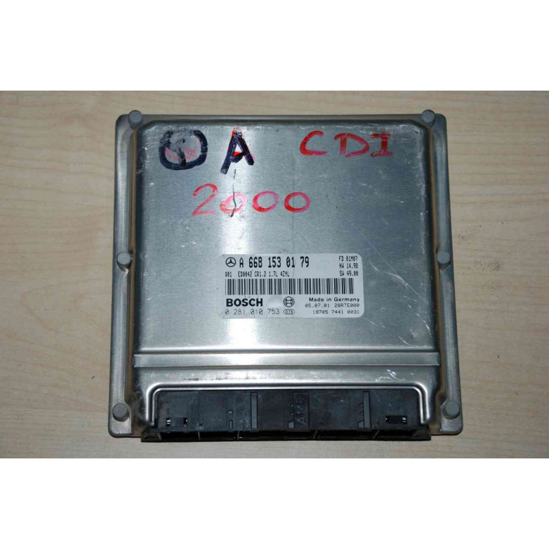 ECU MOTOR BOSCH EDC15C0-5.14 0281010753 MERCEDES A6681530179