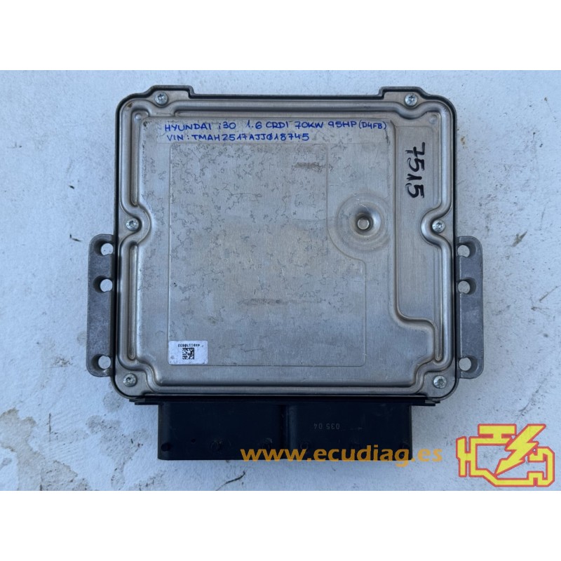 ECU BOSCH EDC17C57-4.10 0281031578 HYUNDAI i30 II 1.6 CRDi 70KW 95CV ...