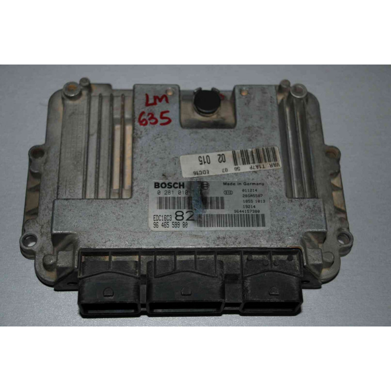 ENGINE ECU BOSCH ME7.4.4 0261207474 PSA 9643840680 - WITH DISABLED ...