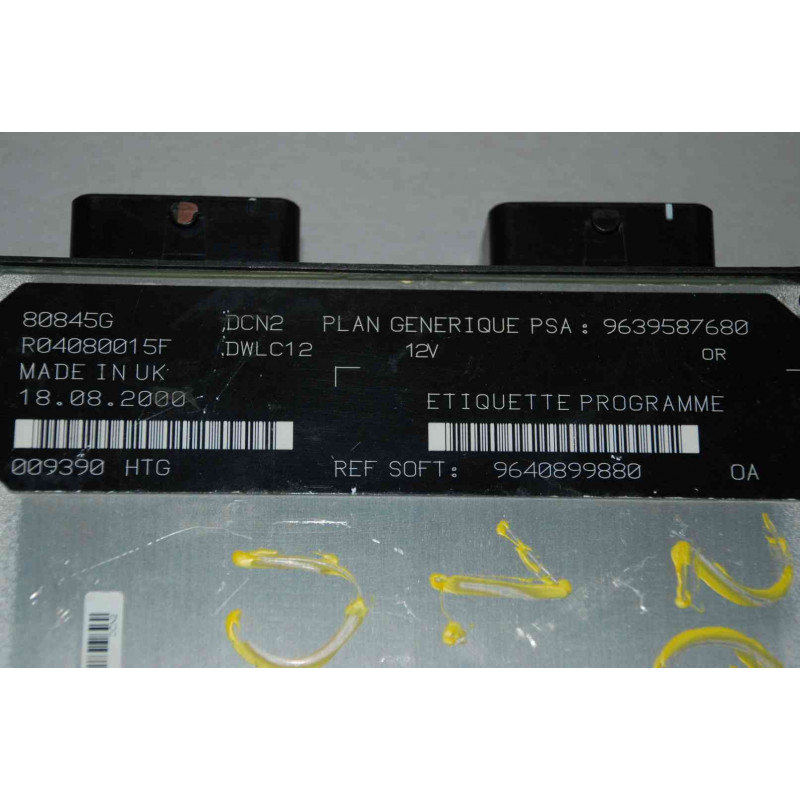 ENGINE ECU LUCAS DCN2 R04080015F PSA 9639587680