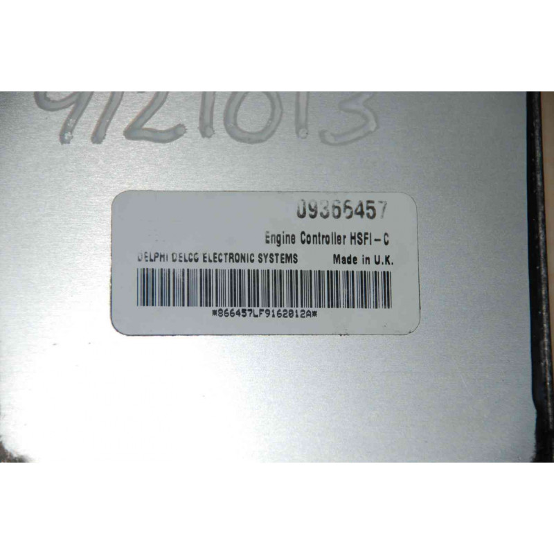 ECU MOTOR DELPHI DELCO HSFI-C OPEL 09366457 - CON PIN CODE
