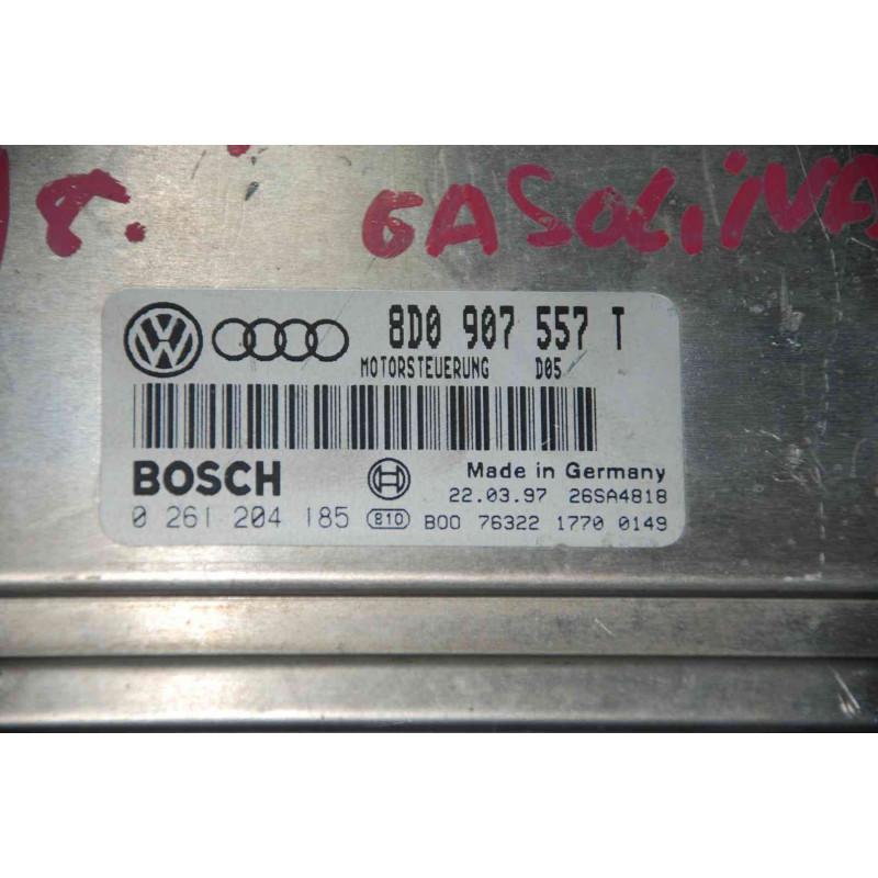 ENGINE ECU BOSCH M3.8.2 0261204185 VAG 8D0907557T