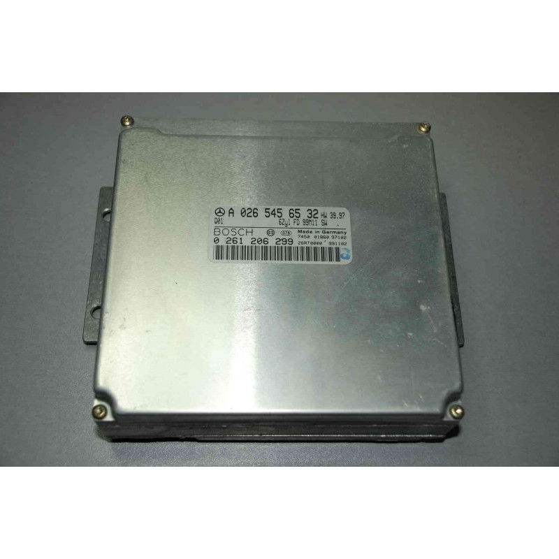 ENGINE ECU BOSCH ME2.0 0261206299 MERCEDES A0265456532