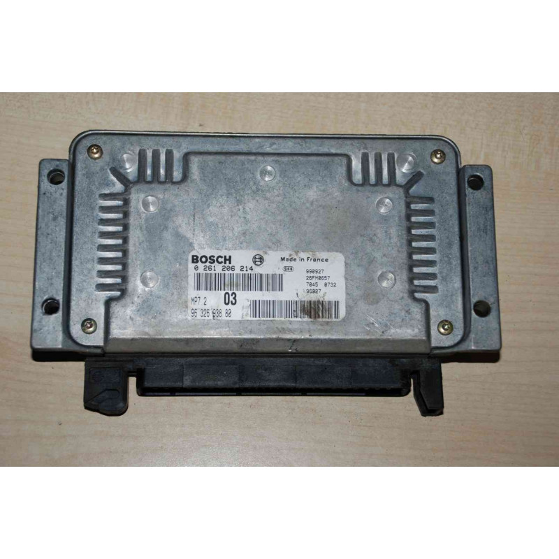 ECU MOTOR BOSCH MP7.2 0261206214 PSA 9632693880 - CON INMOVILIZADOR ...