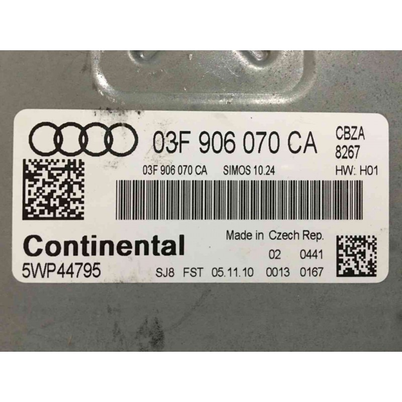 ENGINE ECU CONTINENTAL SIMOS 10.24 5WP44795 VAG 03F906070CA