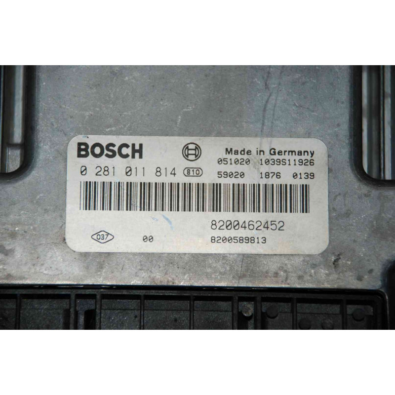 ENGINE ECU BOSCH EDC16CP33-6.1 0281011814 RENAULT 8200462452
