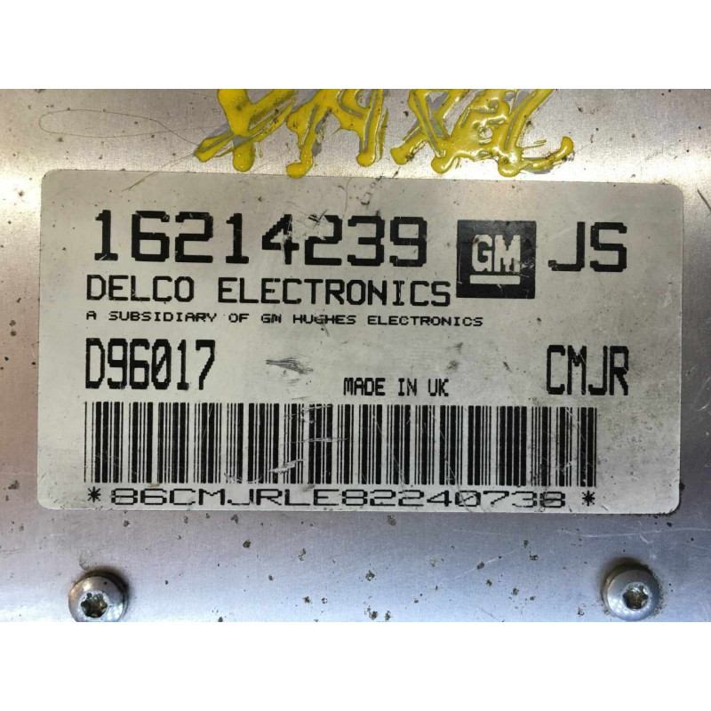 ENGINE ECU DELCO 16214239 OPEL D96017