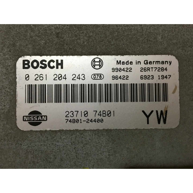 ENGINE ECU BOSCH M1.9.5 0261204243 NISSAN 2371074B01