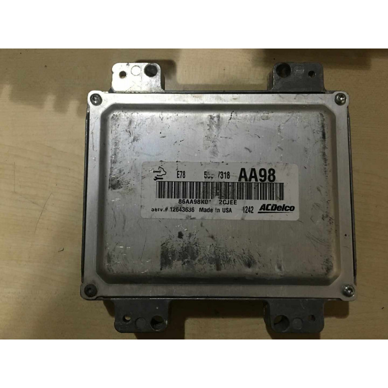 ECU MOTOR ACDELCO E78 OPEL 55587318 AA78