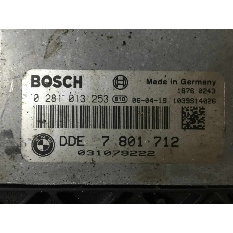 ENGINE ECU BOSCH EDC16CP35-5.22 0281013253 BMW 7801712