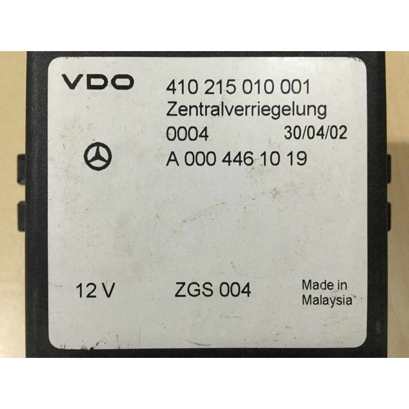 MODULO CIERRE CENTRALIZADO VDO 410215010001 MERCEDES A0004461019